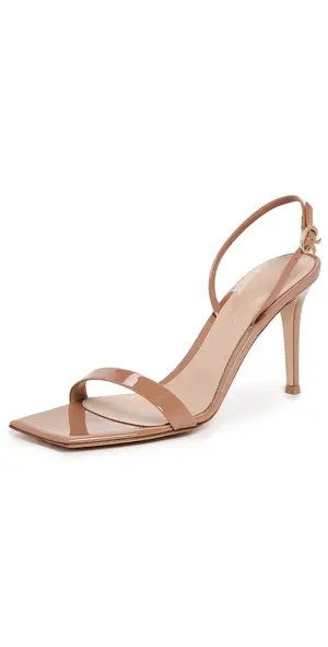 Gianvito Rossi Glossed Sandals For Women