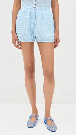 Ciao Lucia Savio Gingham Shorts