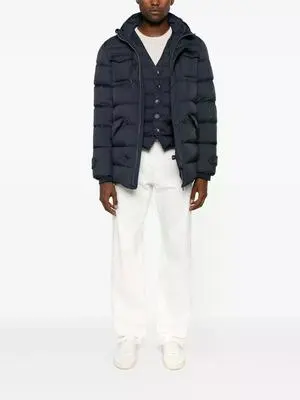 Herno Hooded Down Jacket - Blue