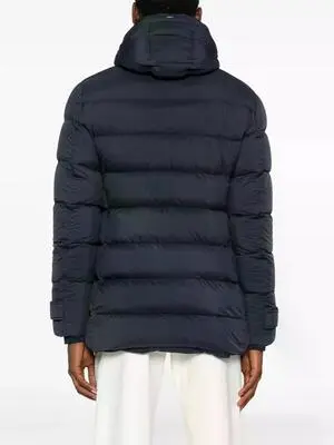 Herno Hooded Down Jacket - Blue
