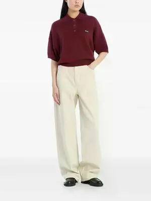 ROTATE BY BIRGER CHRISTENSEN Logo-patch Polo Top