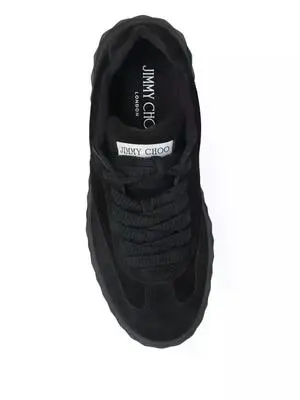 JIMMY CHOO Diamond Maxi Retro Sneakers - Black