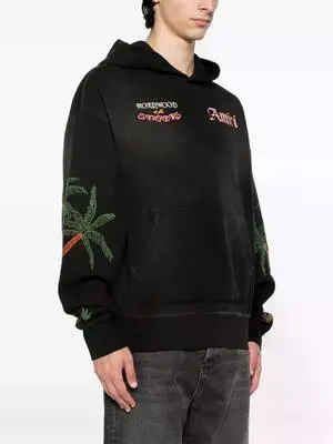 Amiri Palm Tree Embroidered Hoodie
