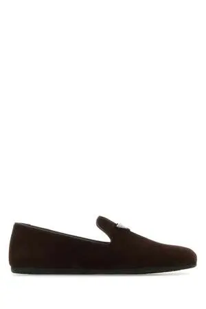 Prada Suede Loafers - Brown