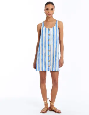 Mestiza New York Mercedes Mini Dress - Blue