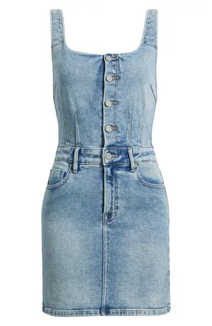 HIDDEN JEANS Sleeveless Denim Minidress