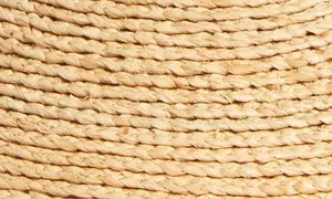 Lack Of Color Raffia Visor