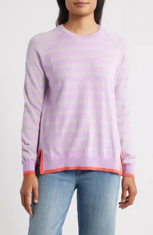 HATLEY Striped Cashmere Blend Sweater