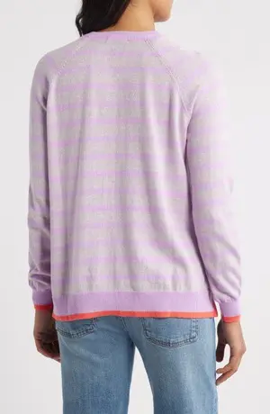 HATLEY Striped Cashmere Blend Sweater