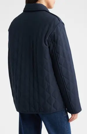 Bernardo Diamond Quilted Jacket