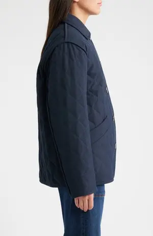Bernardo Diamond Quilted Jacket