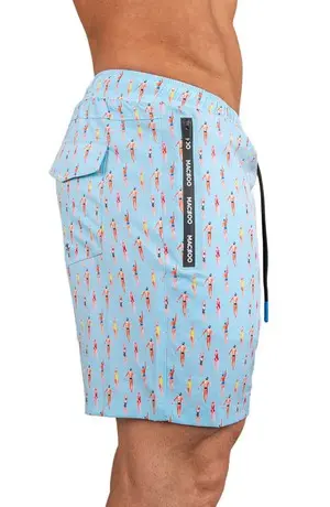 MACEOO Printed Swim Trunks