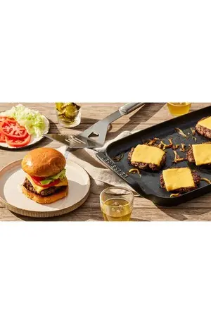 LE CREUSET Alpine Outdoor Rectangular Griddle - Matte Black