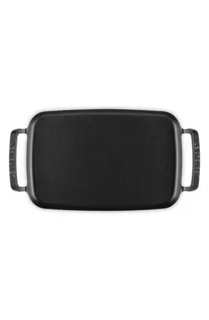 LE CREUSET Alpine Outdoor Rectangular Griddle - Matte Black