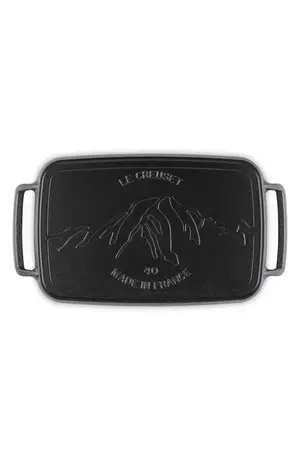 LE CREUSET Alpine Outdoor Rectangular Griddle - Matte Black