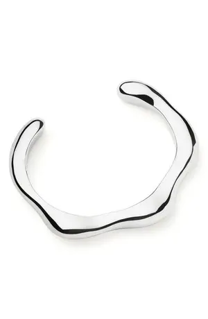 MISSOMA X Eny Lee Parker Puffy Open Cuff Bracelet - Silver