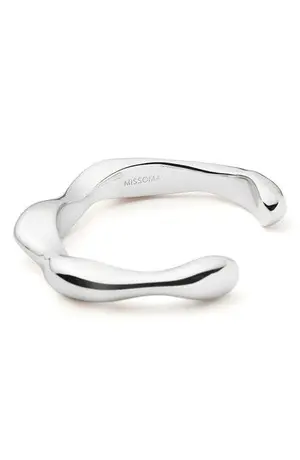 MISSOMA X Eny Lee Parker Puffy Open Cuff Bracelet - Silver