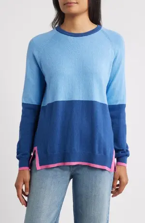 HATLEY Olivia Colorblock Tipped Sweater