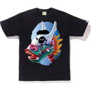 A BATHING APE Dragon Boat Tee Shirt - Black