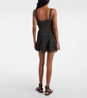 Zimmermann Lucky Knitted Lace Shorts