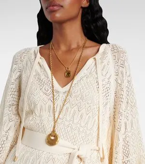 Zimmermann Coco Gathered Lace Minidress