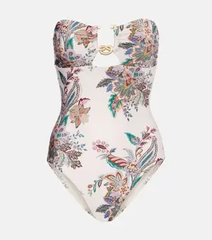 Zimmermann Rhiannon Paisley One Piece Swimsuit - Pink