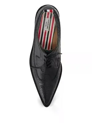Thom Browne 50mm Pebble-grain Leather Shoes - Black