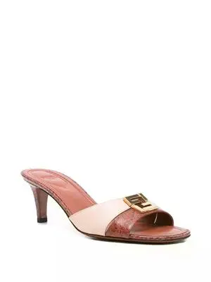 Fendi 65mm Ffold Heeled Sandals