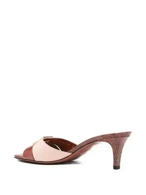Fendi 65mm Ffold Heeled Sandals