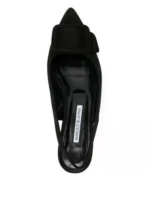Manolo Blahnik Buckle Slingback Pumps