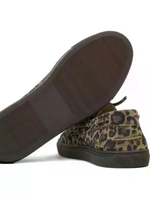 SUMMERY COPENHAGEN Leopard-print Loafers