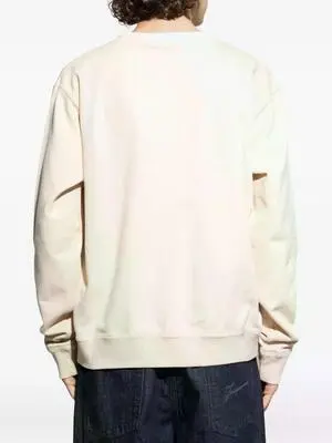 MARANT Logo-print Cotton Sweatshirt - Neutrals