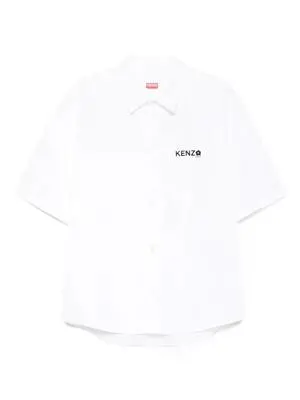 Kenzo Logo-detail Short-sleeve Shirt - White