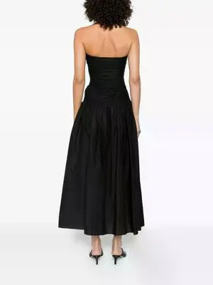 Matteau Drop-waist Strapless Midi Dress
