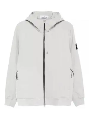 Stone Island Hooded Zip-front Jacket