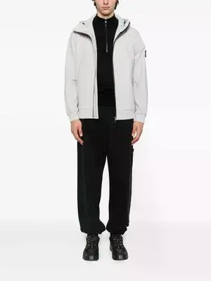Stone Island Hooded Zip-front Jacket