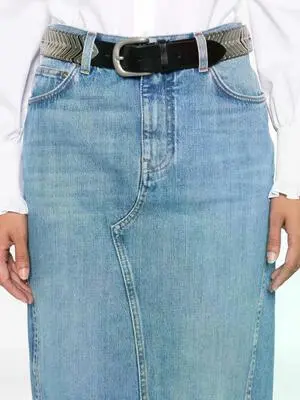 Givenchy Mid-length Denim Skirt - Blue