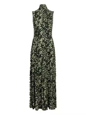 Proenza Schouler White Label Floral Maxi Dress - Black