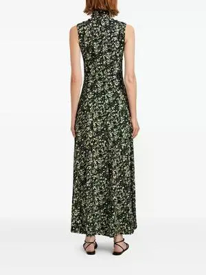 Proenza Schouler White Label Floral Maxi Dress - Black