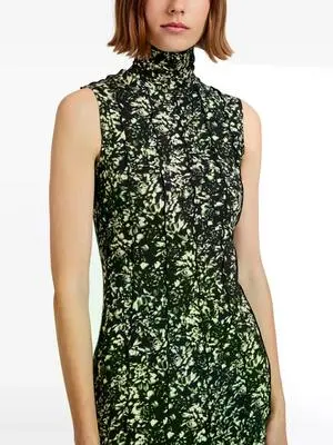 Proenza Schouler White Label Floral Maxi Dress - Black
