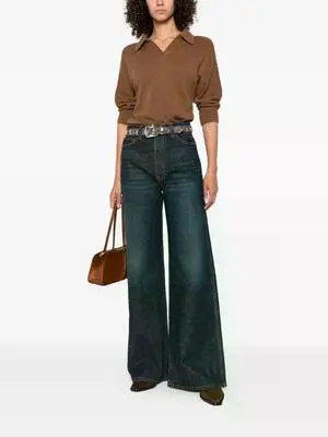 Khaite Herve Polo Jumper - Brown