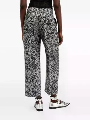 ALLSAINTS Leopard-print Trousers