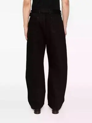 LEMAIRE Twisted Belted Jeans - Black