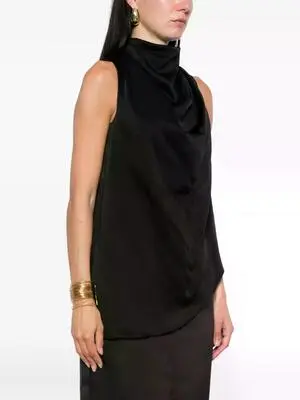 RÓHE Cowl-neck Sleeveless Blouse
