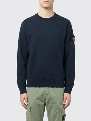 Stone Island Stone Island Crew Neck Sweatshirt Blue