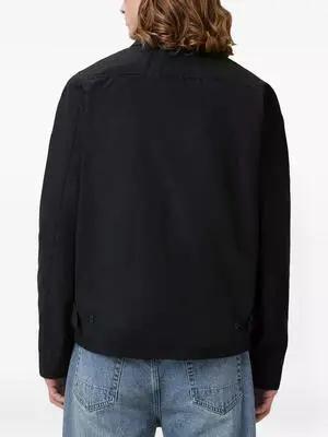 ALLSAINTS Logo-embroidered Zip-up Jacket