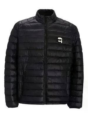 Karl Lagerfeld Quilted Logo Jacket