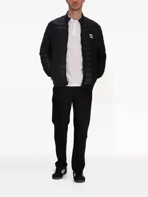 Karl Lagerfeld Quilted Logo Jacket