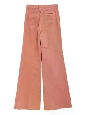 Chloé Cotton Straight Trousers