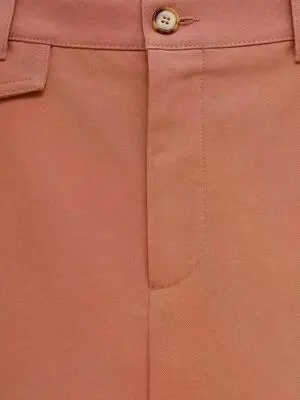 Chloé Cotton Straight Trousers